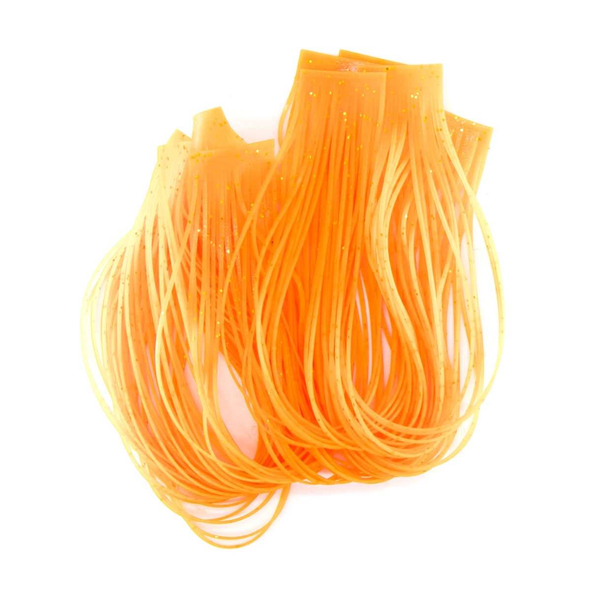 SiliLegs Orange & Gold Flake for Fly Tying from The Essential Fly